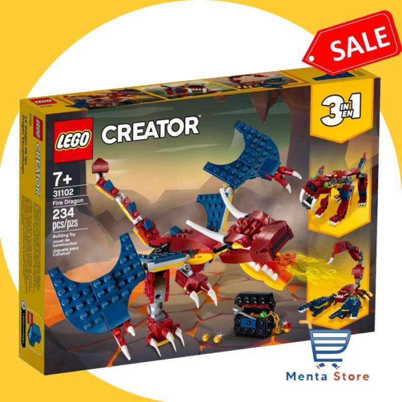 Jual Lego 3 In 1 Red Dragon Original Harga Termurah Maret 2024 | Blibli