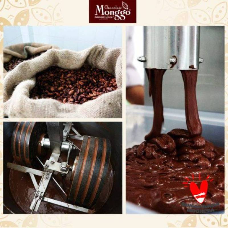 Jual Chocolate Monggo Cokelat Hitam 58 % Bar [40 G/ Cokelat Premium ...