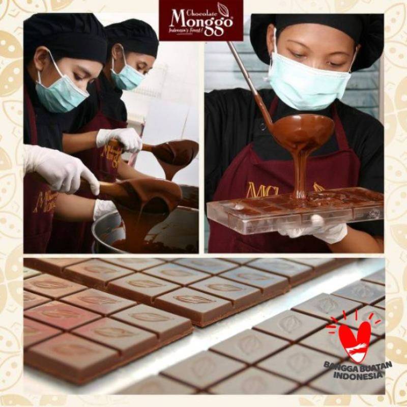 Jual Chocolate Monggo Cokelat Hitam 58 % Bar [40 G/ Cokelat Premium ...