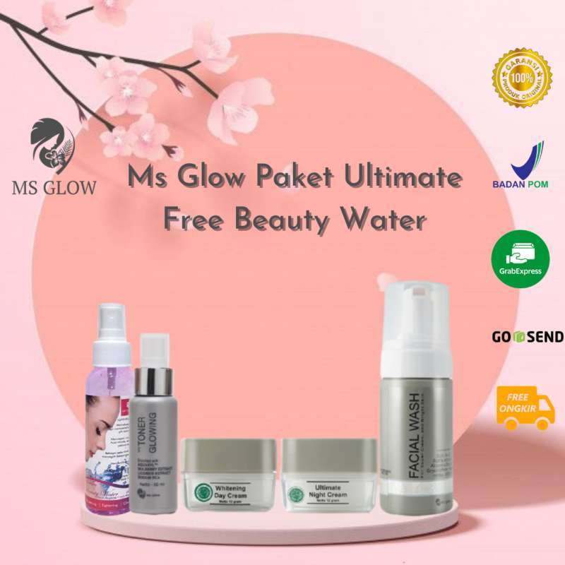 Promo MS Glow Paket Ultimate Isi 4 [Original] Flek MSGlow Skincare ...