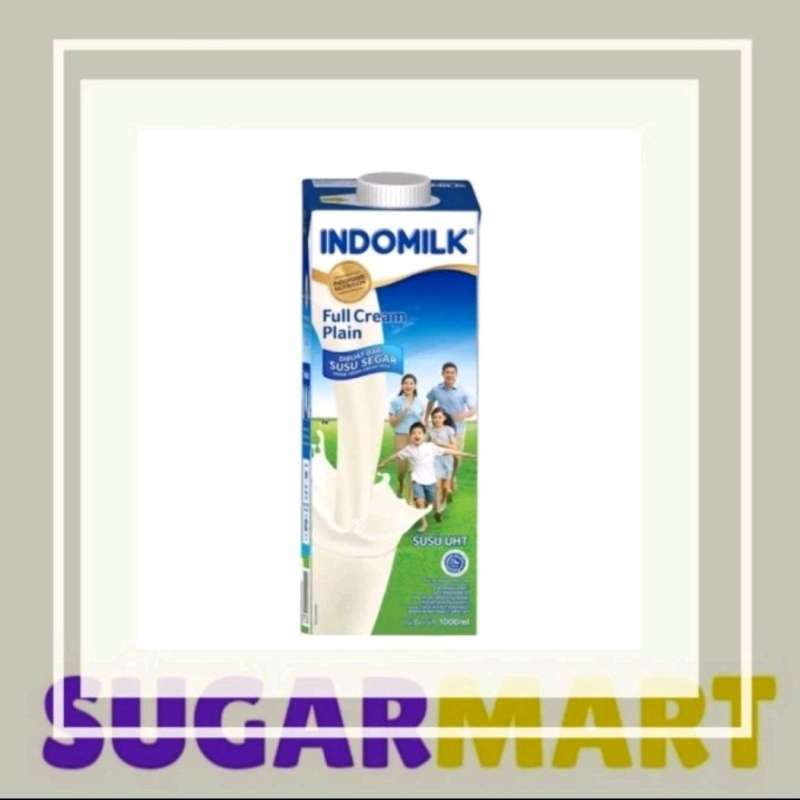 Jual Indomilk Plain UHT 1000ml di Seller SUGAR Mart - Mojo, Kota ...