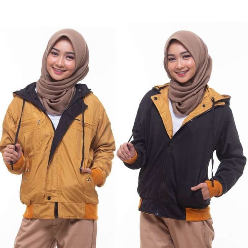 Jual Jaket Bomber Wanita Premium / Jaket Parka Cewek / Sweater Jaket Di ...
