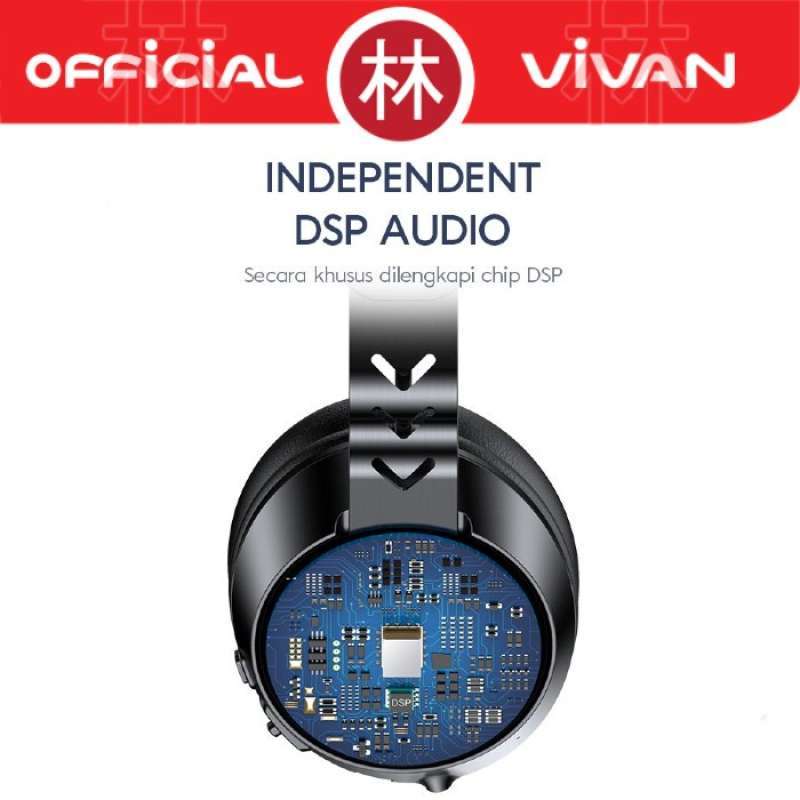 Promo Vivan H100 Wireless Headphone Liberty Dual Eq Mode Bluetooth 5.0 ...