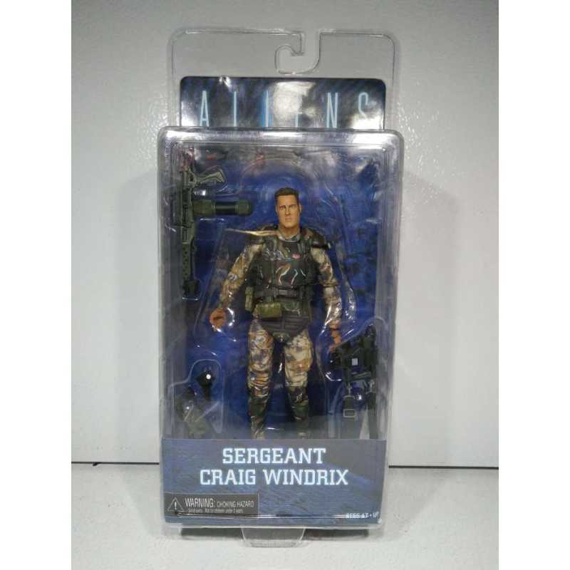 Jual NECA Aliens Series 2 Sergeant Craig Windrix Soldier Army Military ...