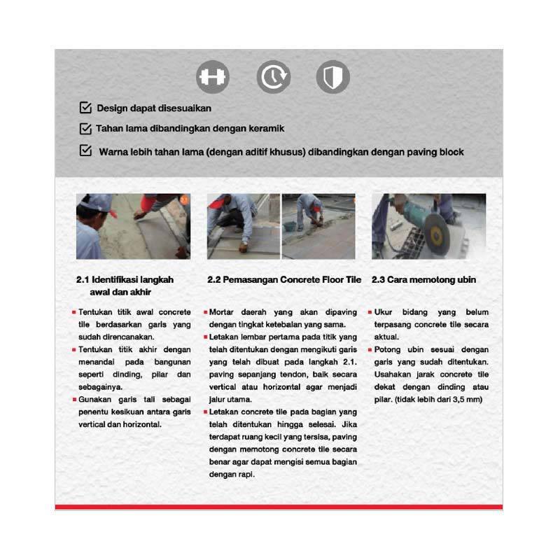 Jual Scg Concrete Floor Tile - Master Red [5 M²] Di Seller Concrete ...