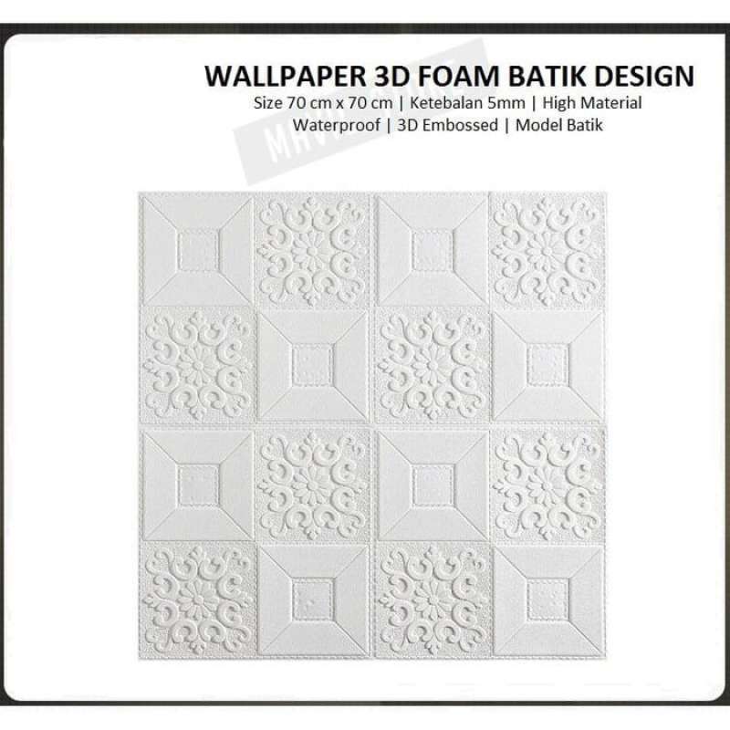 Jual Wallpaper Batik Putih 💯 Harga Murah & Kualitas Terbaik Juni 2025