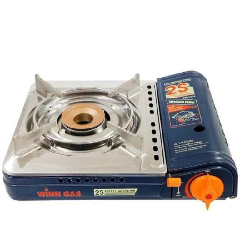 Promo Kompor gas portable Win gas W2S - Biru 100 % ORIGINAL Diskon 33% ...