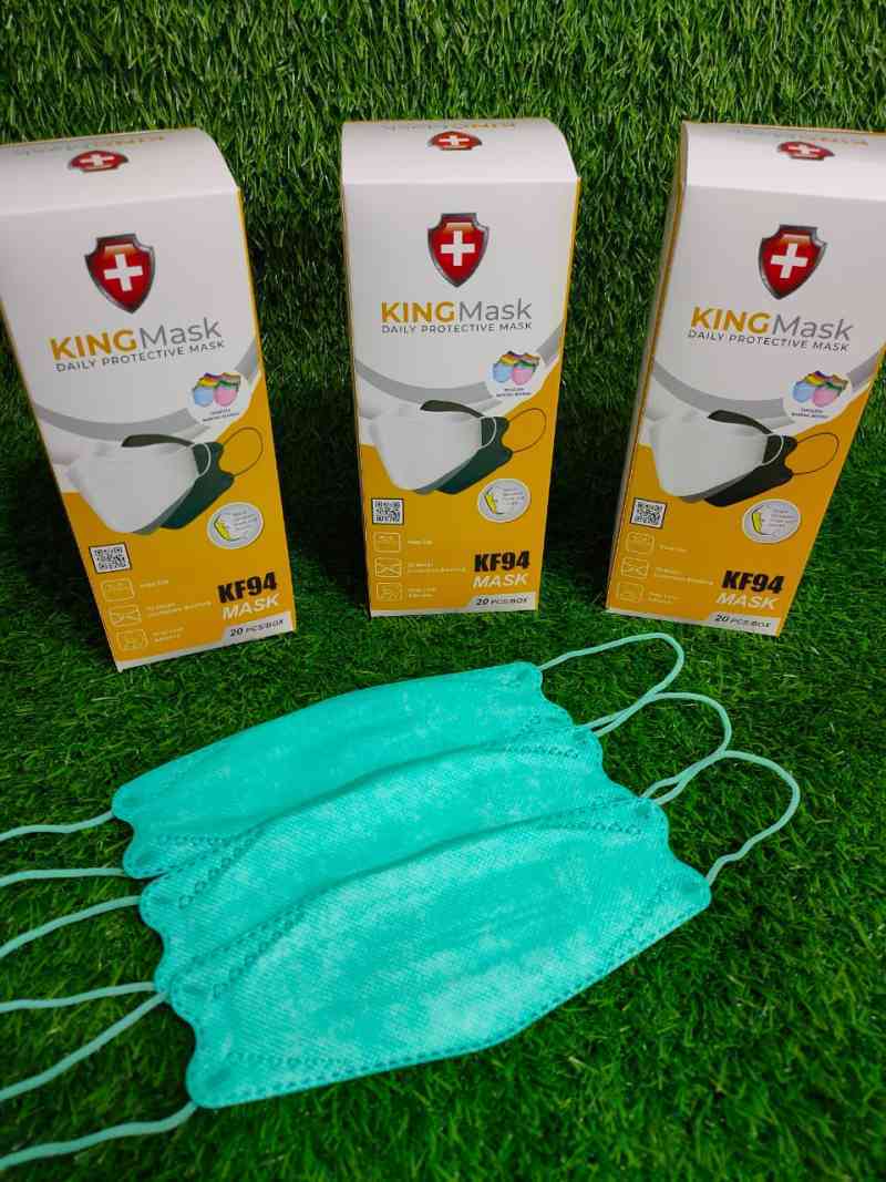 Jual Masker KF94 KING MASK Warna Tali Senada Premium KF 94 Mask 1 Box ...