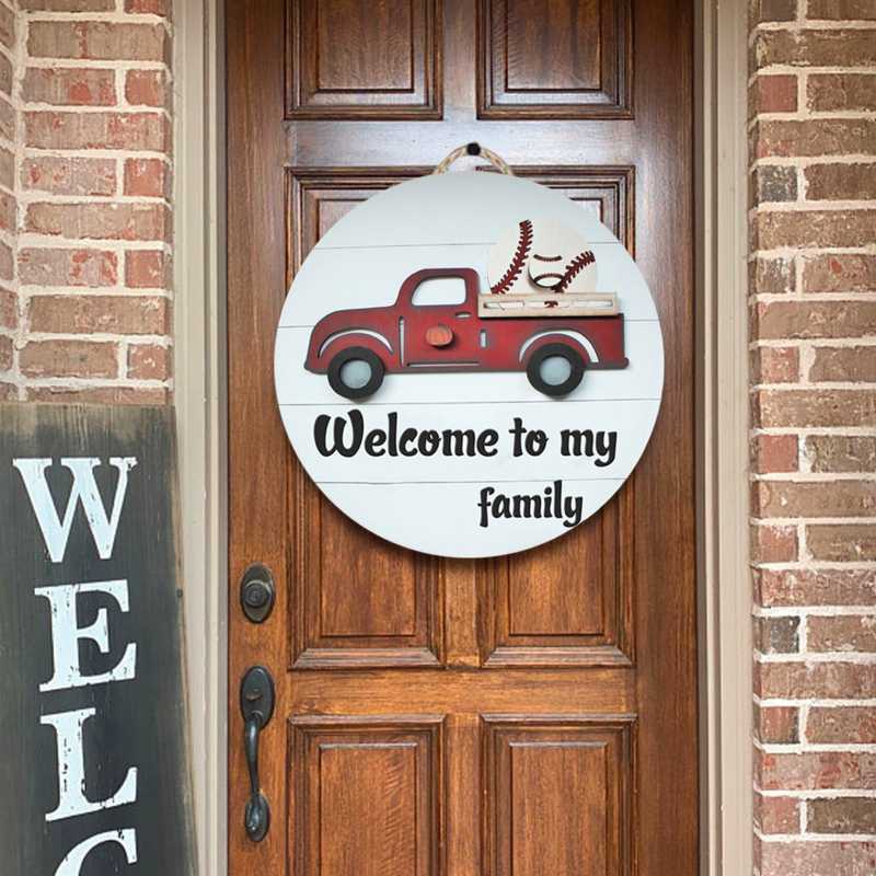 Promo Bluelans 1 Set Wooden Car Sign Decorative Nice-looking Special ...