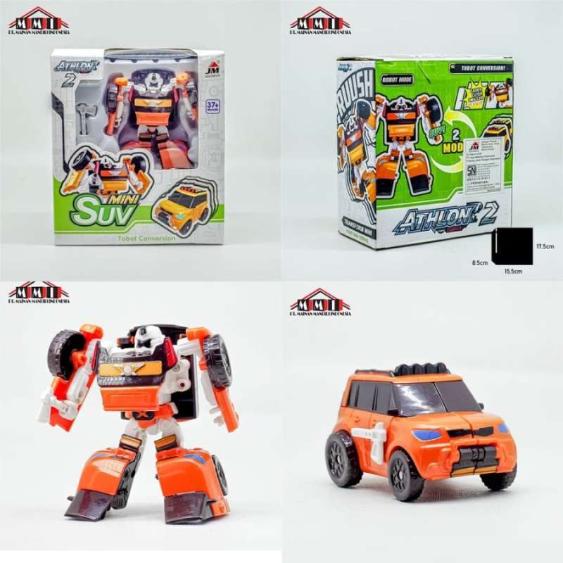 Jual Mainan Robot Mini Tobot Suv Serial Animasi Tv- Athlon Seri 2 Di ...