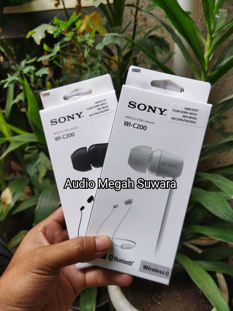 Jual Sony Wi-c200 Earphone Bluetooth Original Garansi Resmi Di Seller ...