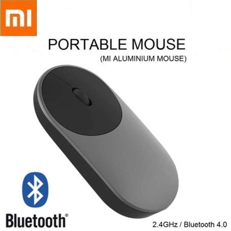 Jual Xiaomi Mi Portable Mouse Wireless Bluetooth BT Mouse PC Komputer ...