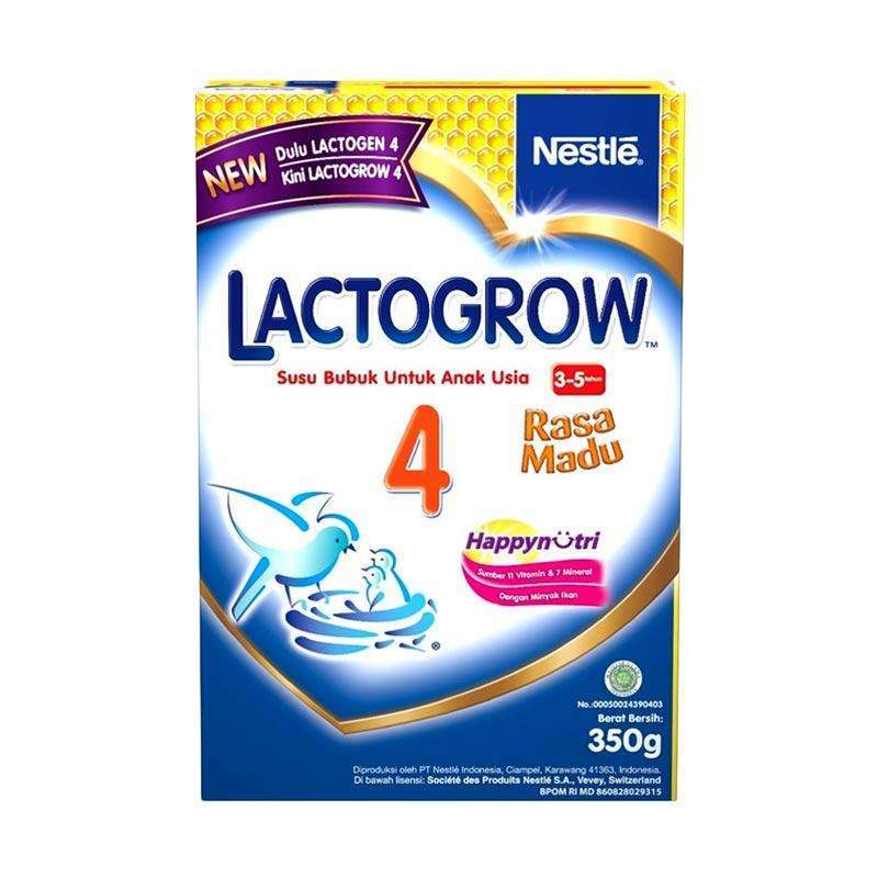 Jual Nestle Lactogrow 4 Madu Susu Formula [350 g] di Seller ...