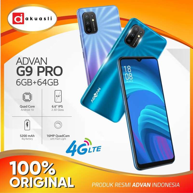 Jual Advan G9 Pro 6/64GB 6.6 Inci - Garansi Resmi di Seller Gallery Gadget Official Store ...