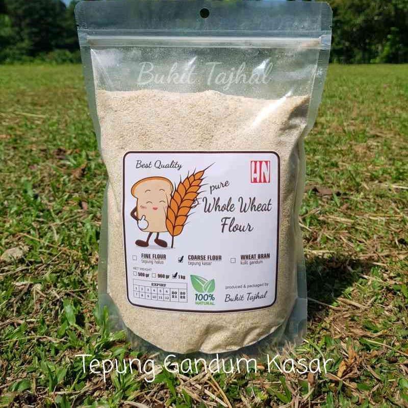 Promo Tepung Gandum Utuh Kasar 1 kg / Coarse Whole Wheat Flour 1 kg ...