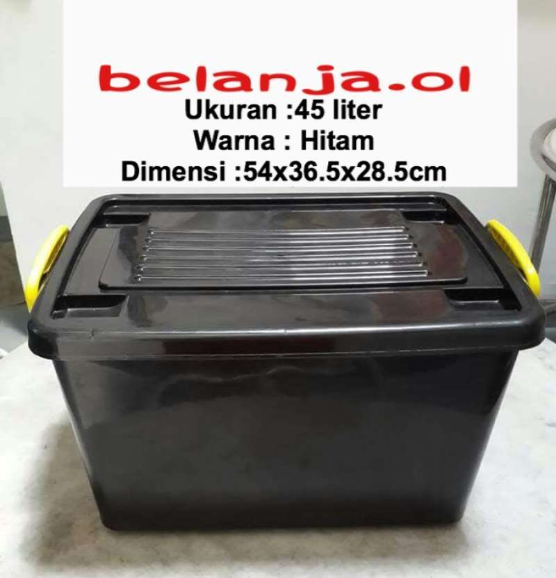 Jual container boxer roda ukuran 45 liter- box roda- kotak perkakas di ...