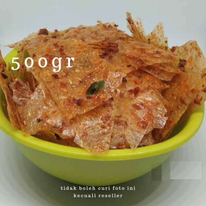 Promo Keripik Kaca / Keripik Beling / Keripik Elod Extra Pedas daun ...