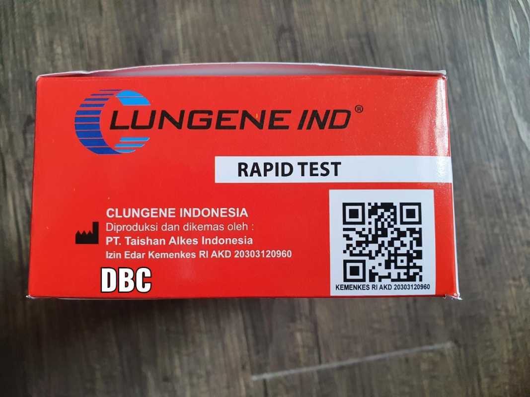Jual Alat Rapid Test Swab Antigen Lungene Indonesia Ijin Kemenkes Ri ...