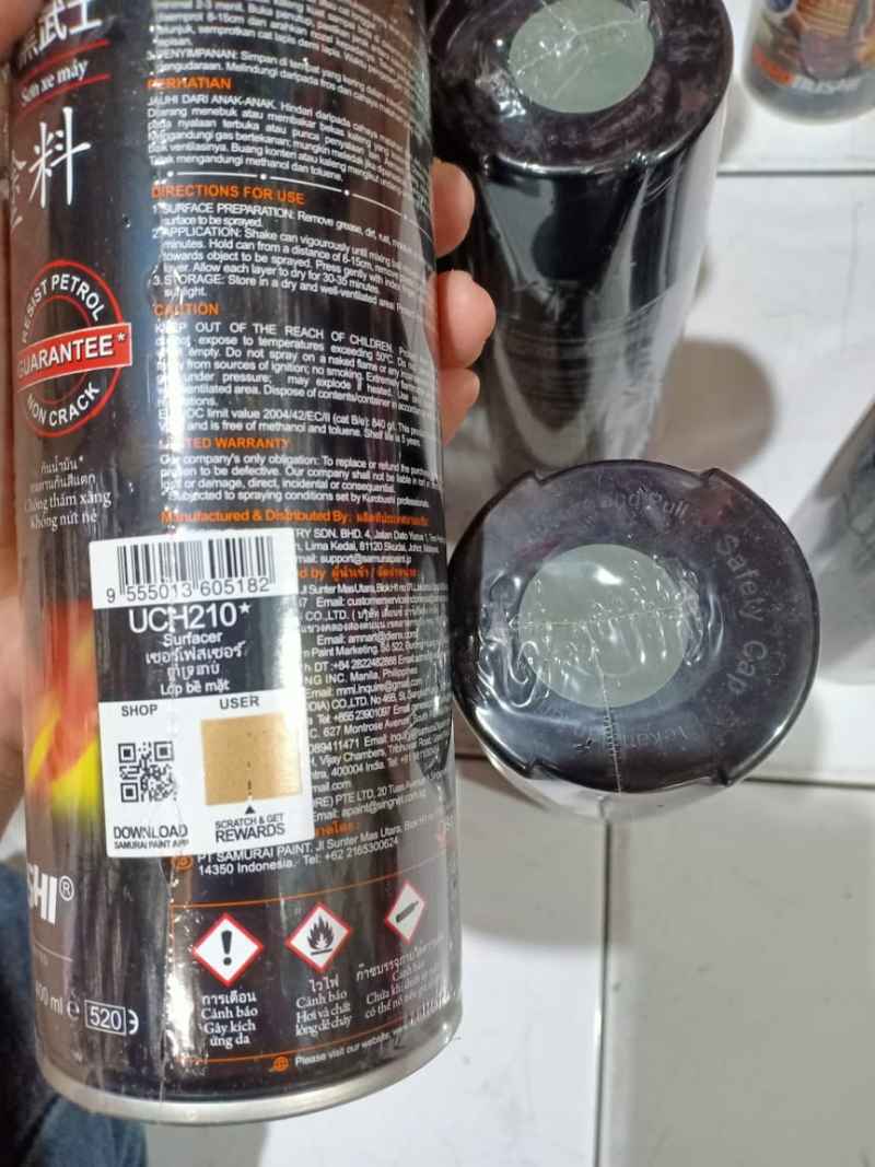 Promo Pilok Pilox Cat Semprot Samurai Paint Kurobushi Fluorescent Warna ...