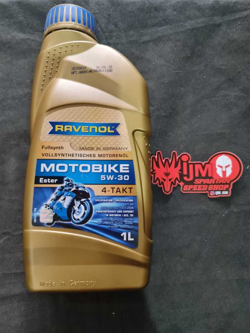 Jual OLI RAVENOL MOTOBIKE 5W-30 1 LITERAN MADE IN GERMANY di Seller IJM_Motoshop - Kota ...