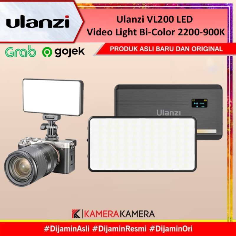 Jual KameraKamera Ulanzi VL200 LED Video Light Bi-Color 2200-900K di ...