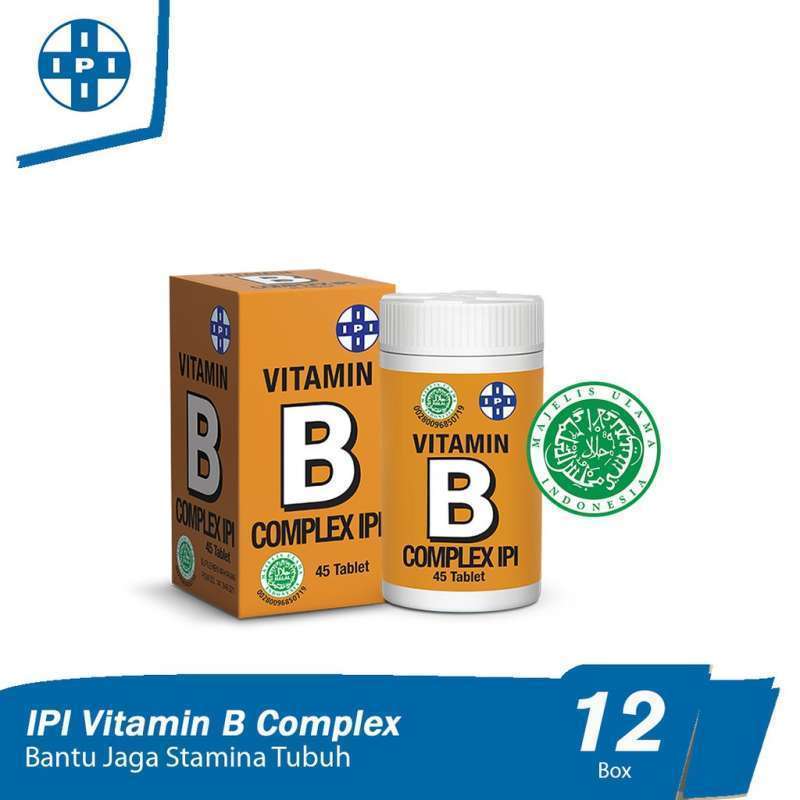 Jual Ipi Vitamin B Complex - Vitamin IPI B Komplek (Harga 1 Lusin - 12 ...