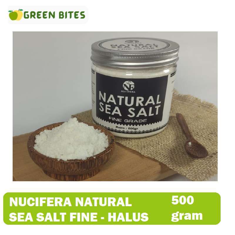 Jual NUCIFERA NATURAL SEA SALT FINE GRADE / GARAM HALUS 500G di Seller ...