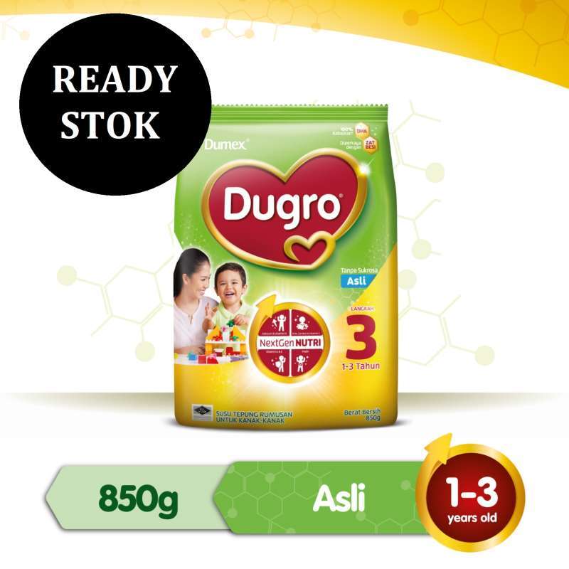 Jual READY Dugro 3 Asli 850gr Susu Formula Original import Malaysia MLY ...