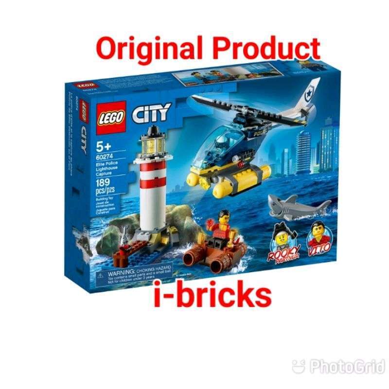 Jual LEGO City 60274 Elite Police Lighthouse Capture di Seller I-Bricks ...