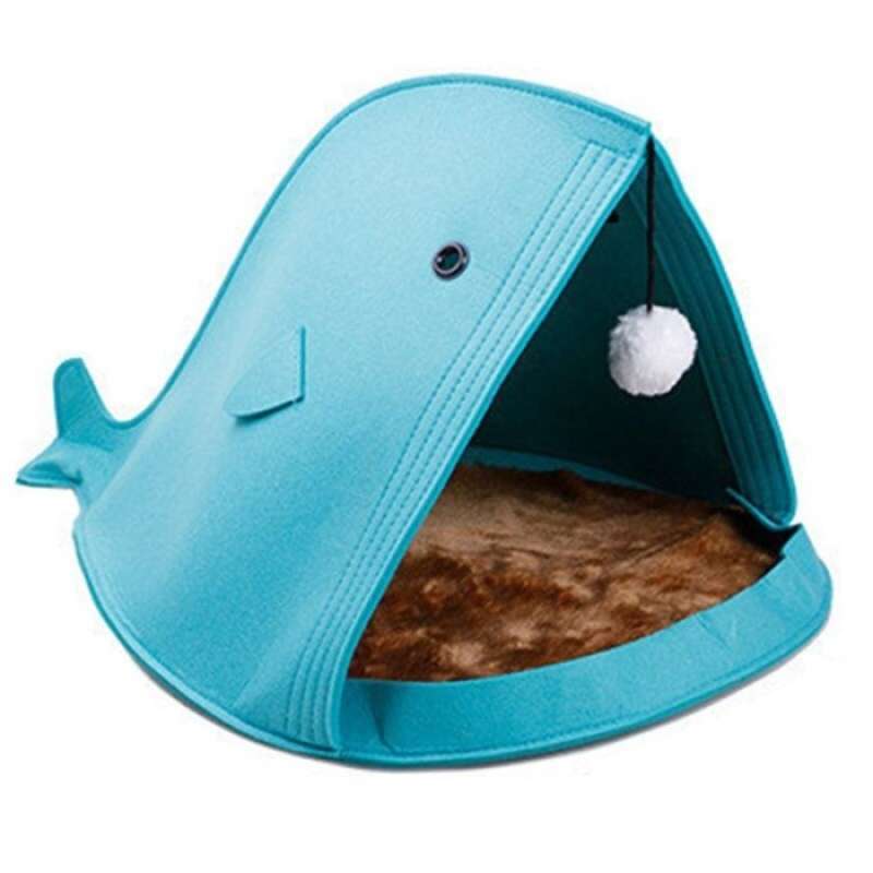 Promo Tenda Mainan Kucing | Tenda Tempat tidur Kucing - Grey Diskon 45% ...