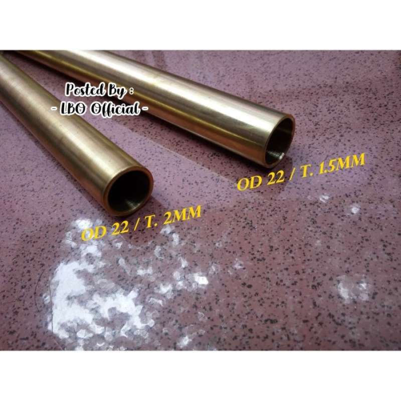 Jual Pipa Kuningan Od 22 Tebal 2 Mm Panjang 60cm Murah Di Seller Lapak ...