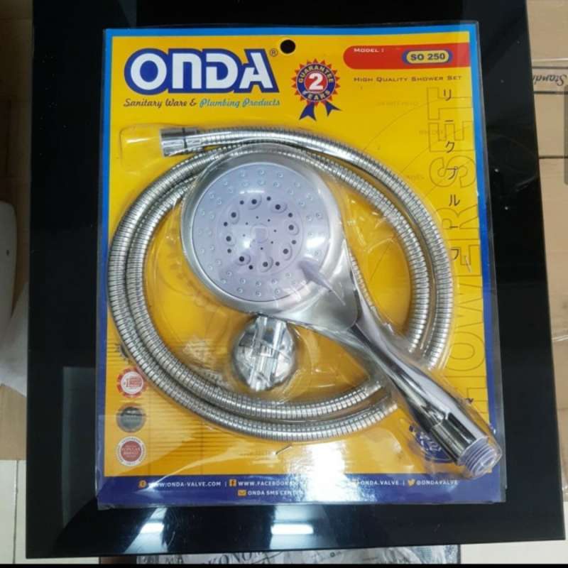 Jual Hand Shower / Shower Mandi / Shower Set Jumbo So 250 Onda - Di ...