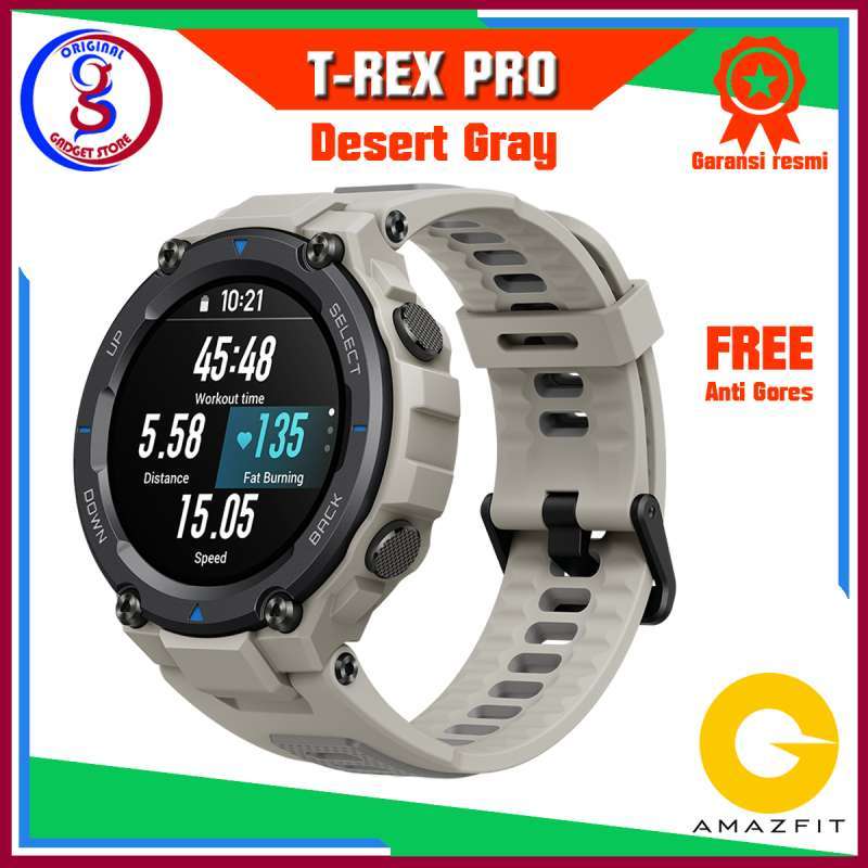 Jual Amazfit T-rex Pro Smartwatch Military Grade Spo2 Gps - Garansi Resmi Di Seller Original ...