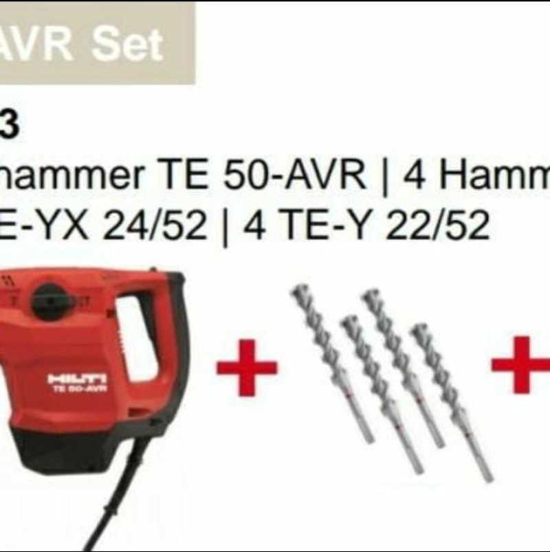 Jual Mesin Bor Beton Hilti Te 50 Avr Rotary Hammer Di Seller Angga Jaya Teknik - Cempaka Baru ...