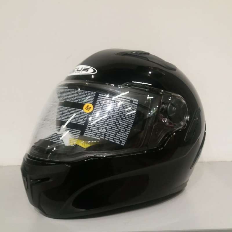 Promo ZS ZEUS 813 SOLID BLACK GLOSSY | HELM FULL FACE | KYT AGV | HELM ...