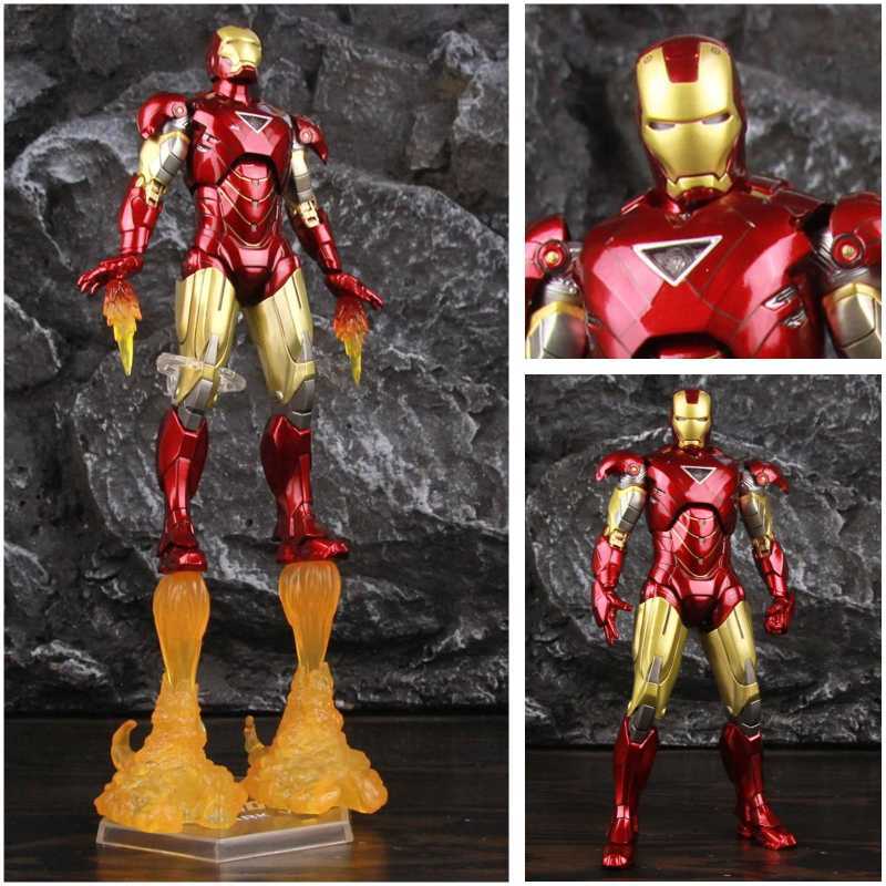 Jual 2021 Marvel Classic Iron Man MK6 Mark VI 7\ Movie Action Figure ...