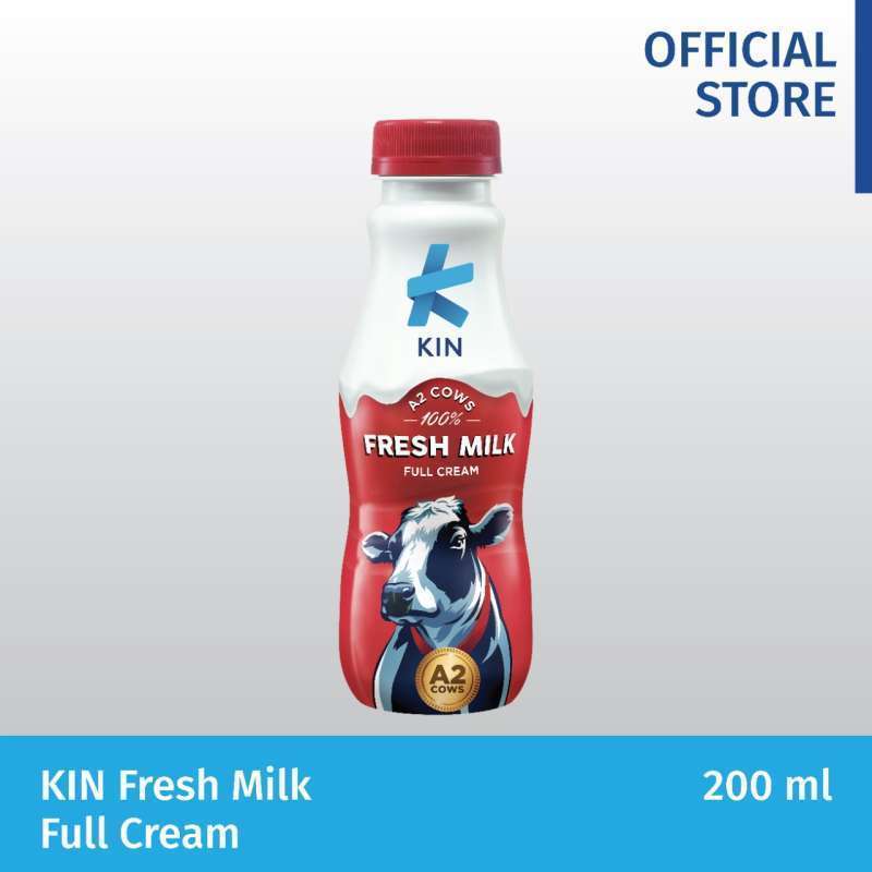 Jual KIN Fresh Milk Full Cream [200mL] di Seller Halo Mart - Kassi-Kassi, Kota Makassar | Blibli