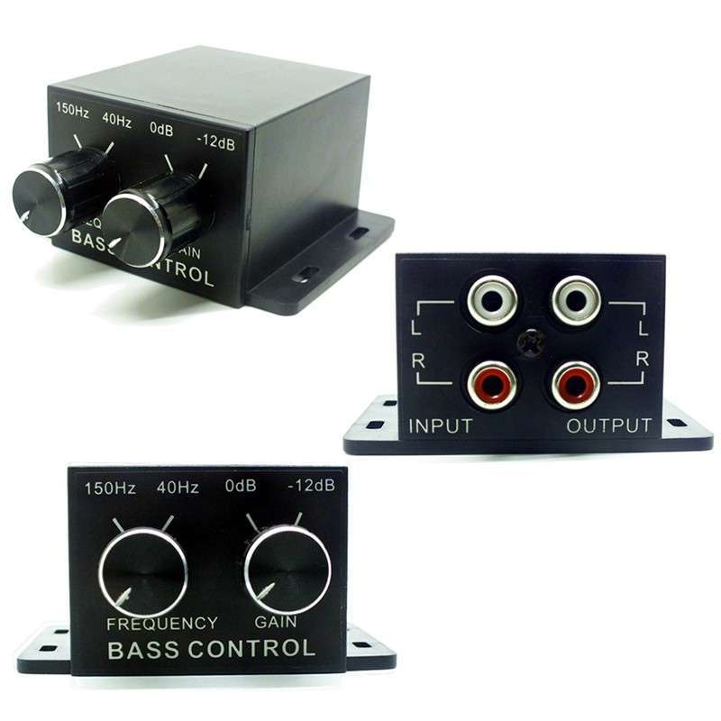 Promo Car Amplifier Bass RCA Gain Level Controller Volume Subwoofer ...