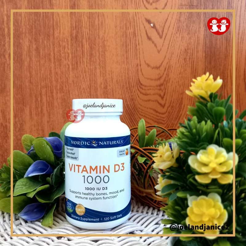 Jual Nordic Naturals Vitamin D3 1000 IU 120 Softgels di Seller Joelandjanice - Pekunden, Kota ...