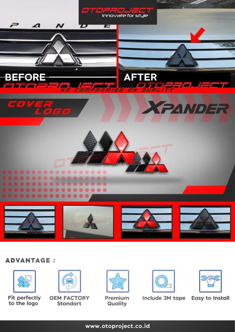 Jual COVER LOGO XPANDER di Seller Otoproject Official Store - Kab ...