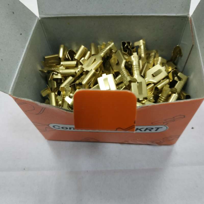 Jual TERMINAL CEWEK GEPENG TERMINAL SOCKET KLAKSON TAIWAN ISI 150 PCS ...