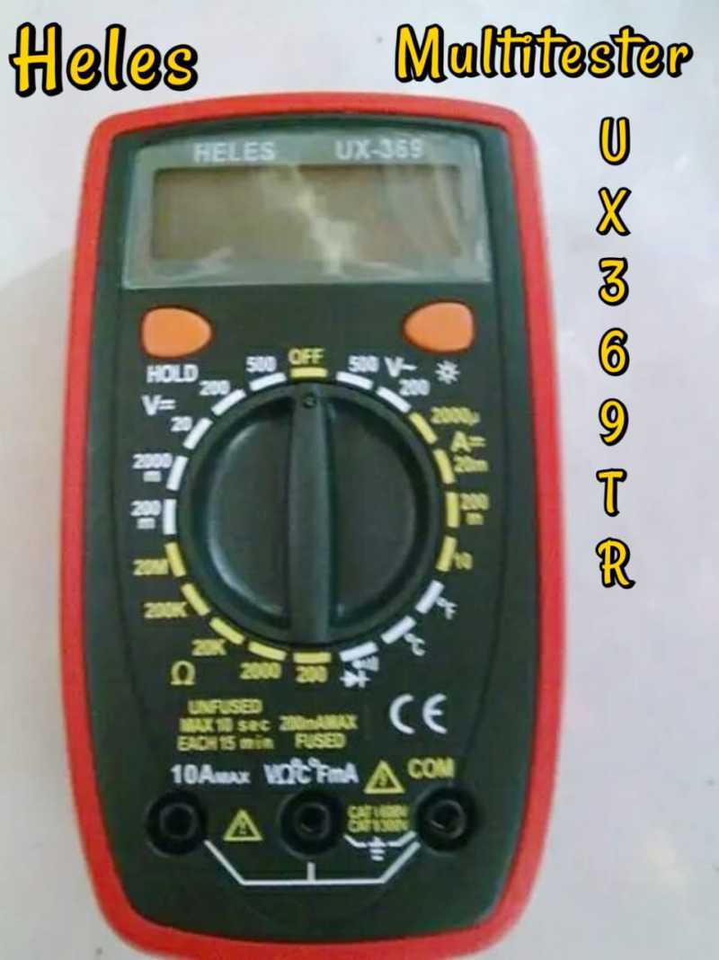 Jual Multitester Digital Heles Ux 369 C Di Seller Buana Elektrik ...