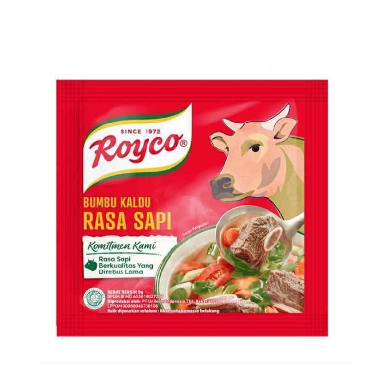 Promo ROYCO Rasa Sapi Penyedap Rasa 8 g [1 renceng / 12 pcs] Diskon 16% ...