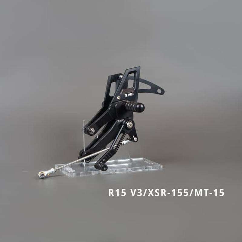 Jual WR3 Footstep Yamaha R15 V3 Series Black Racing Performance - Black ...