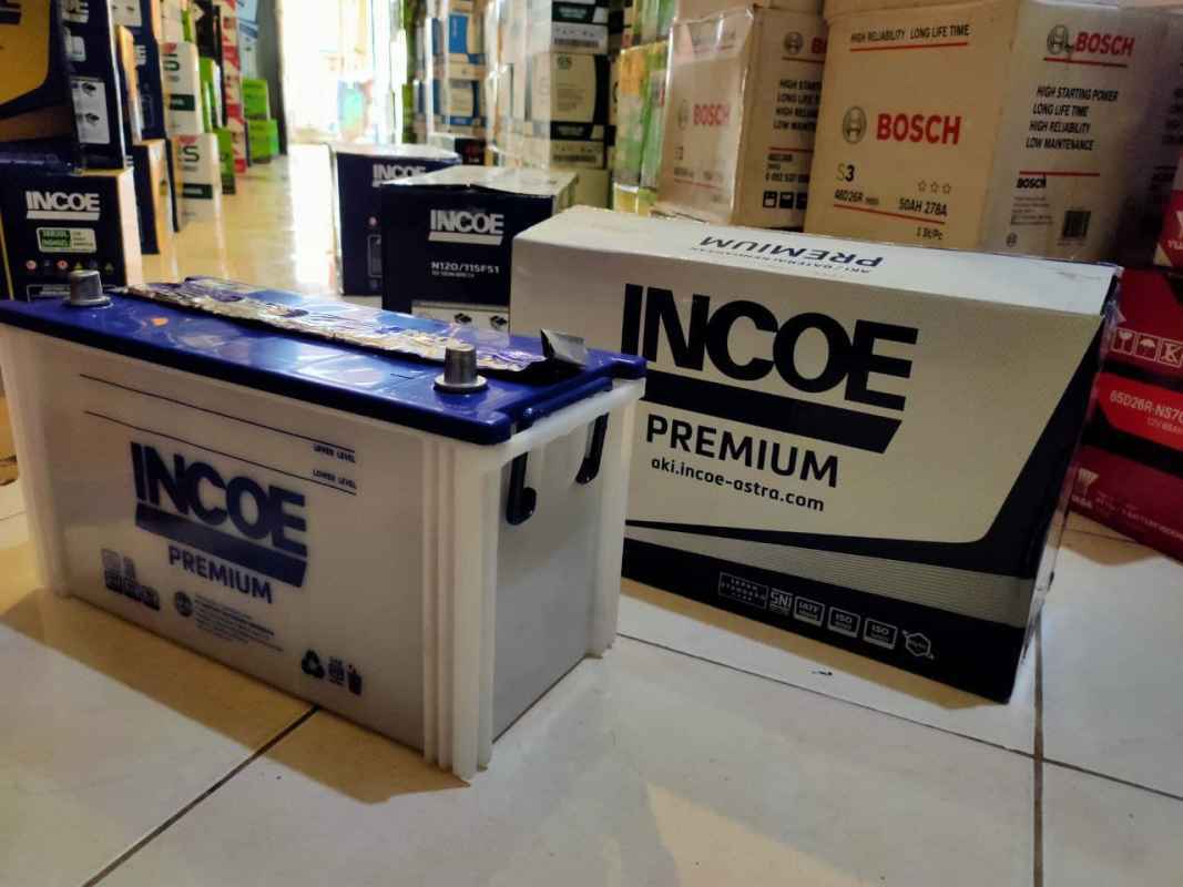 Jual Aki Mobil Volvo N-10 Incoe Premium Basah N100 12v 100ah Di Seller ...