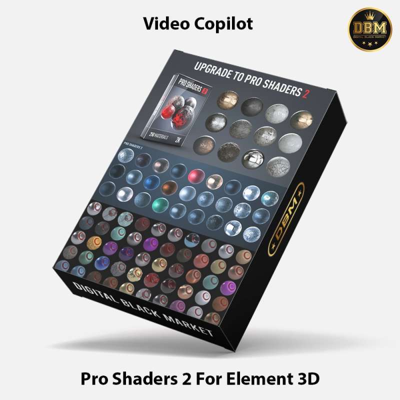 Jual Video Copilot Pro Shaders 2 For Element 3d Di Seller Digital Black ...