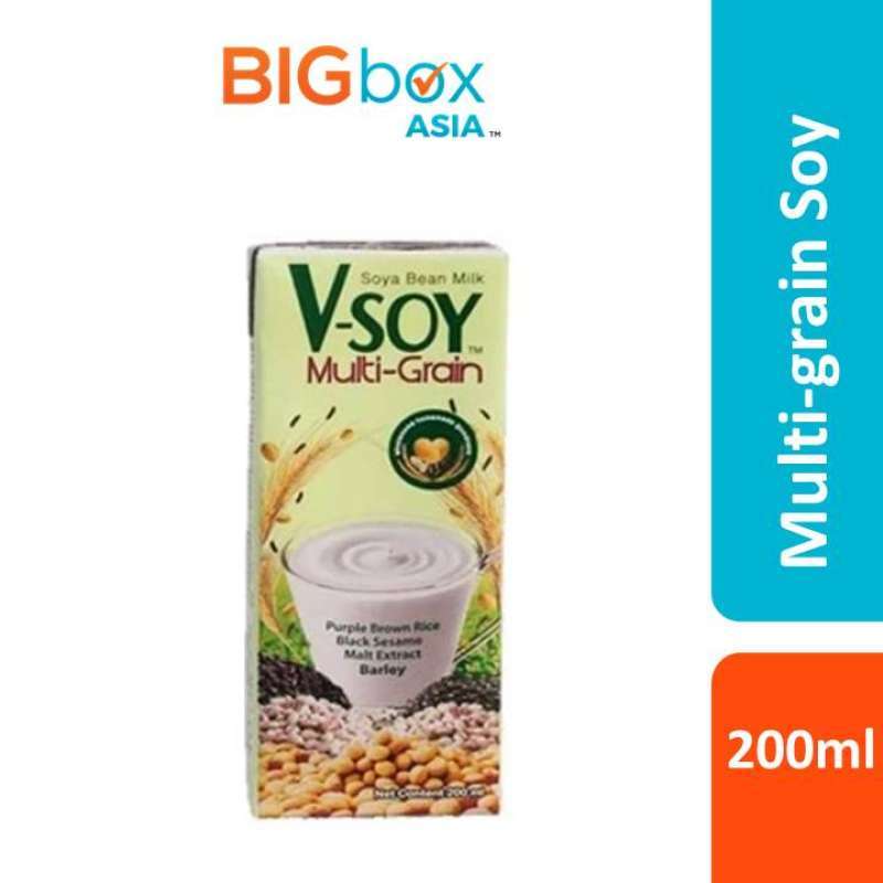 Promo V-SOY Multi-grain Soy Milk UHT 200ml Diskon 2% di Seller BIGbox ...