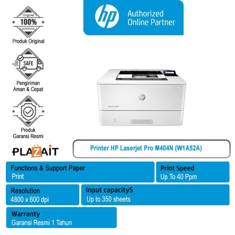 Jual Printer HP Laserjet Pro M404N (W1A52A) - 100% ORIGINAL di Seller ...