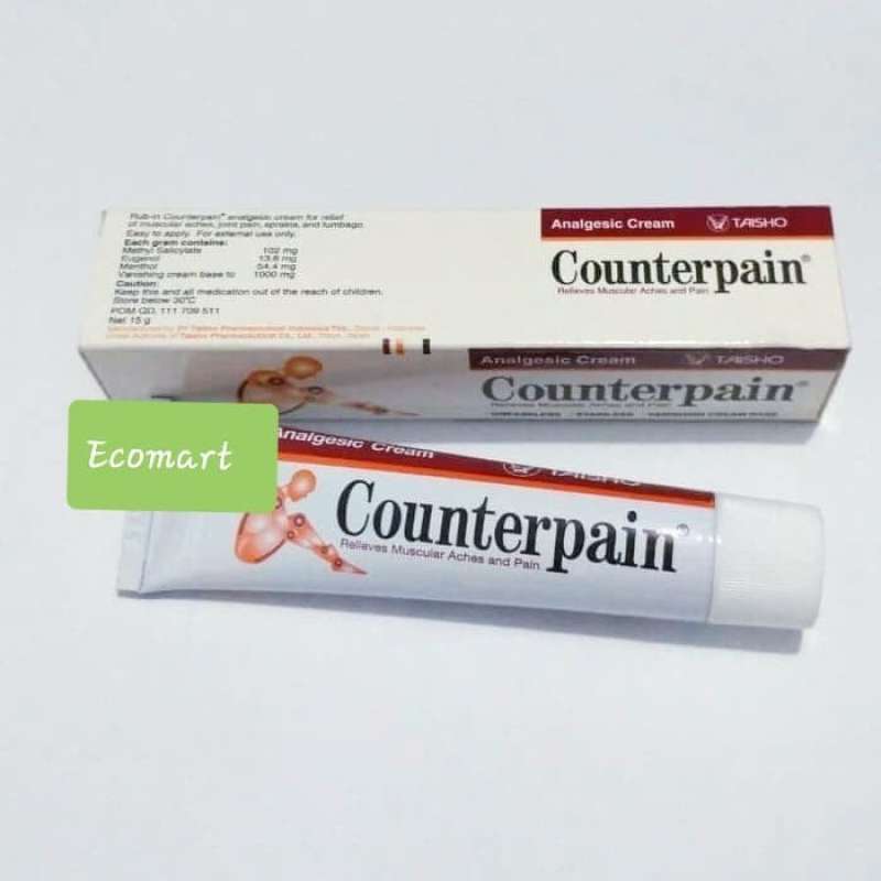 Jual Counterpain cream 15 gram counterpain merah 15 gram di Seller ...