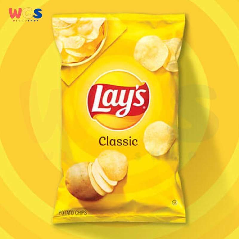 Jual Snack Lays Classic Potato Chips Usa 6.5oz 184.2g Di Seller ...